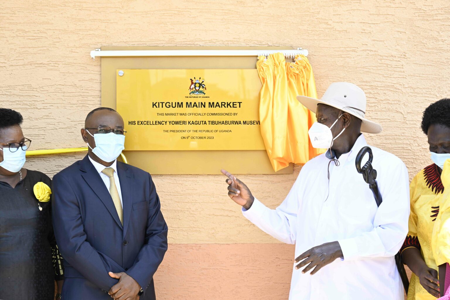 New Kitgum market commissioned. - ideashousebiznews